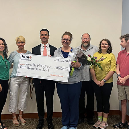 PRH employee honored with national HCA award | Portsmouth Hospital